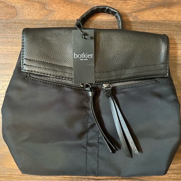 Botkier | Bags | Nwt Botkier New York Black Nylon Trigger Mini Backpack ...